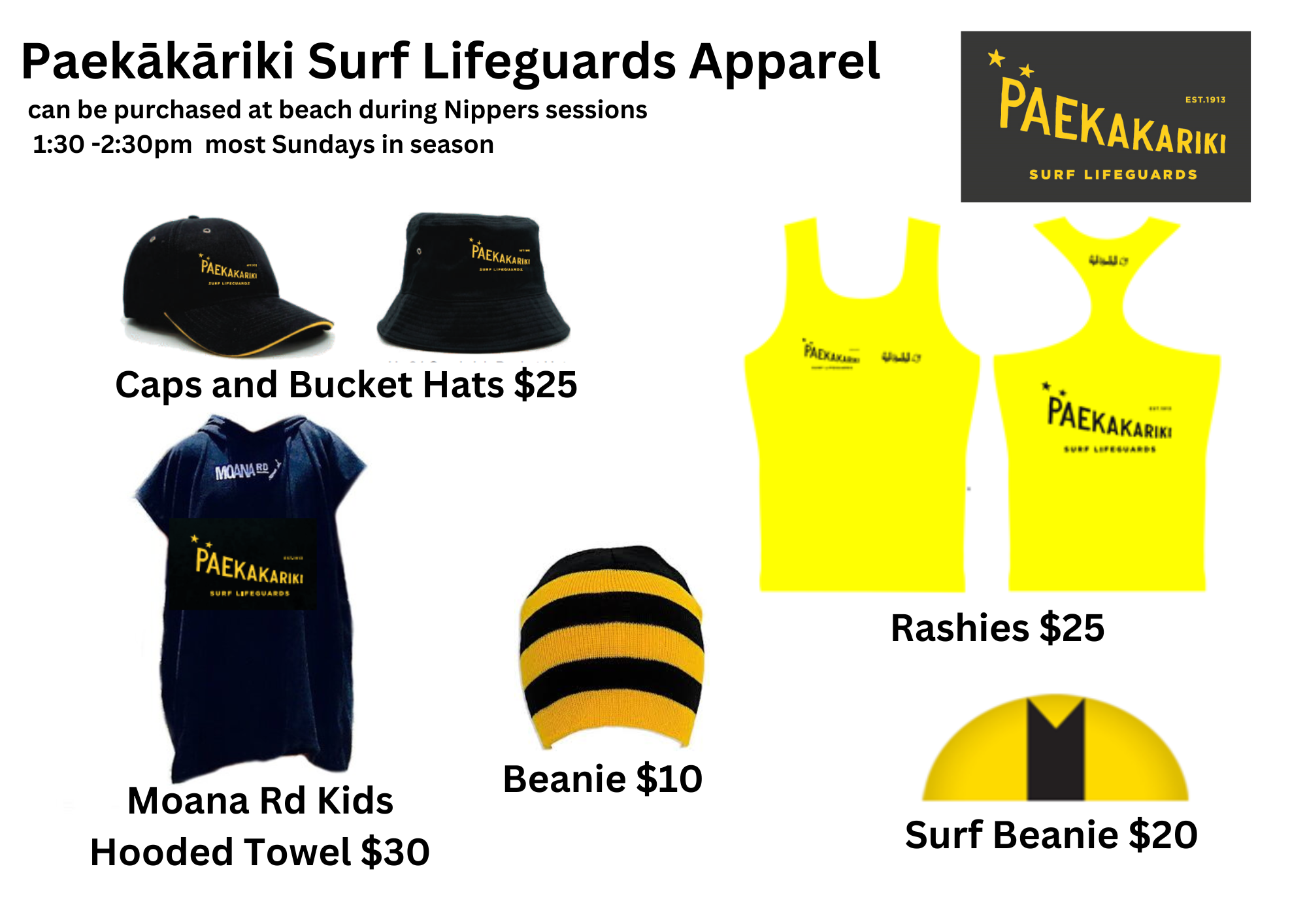 Uniform and Club Apparel – Paekakariki Surf Lifeguards